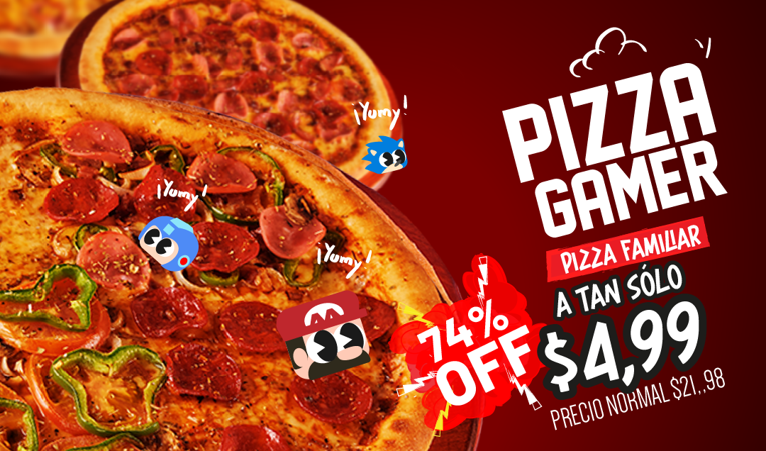 Gamer Nation Pizza – Pizza para Gamers