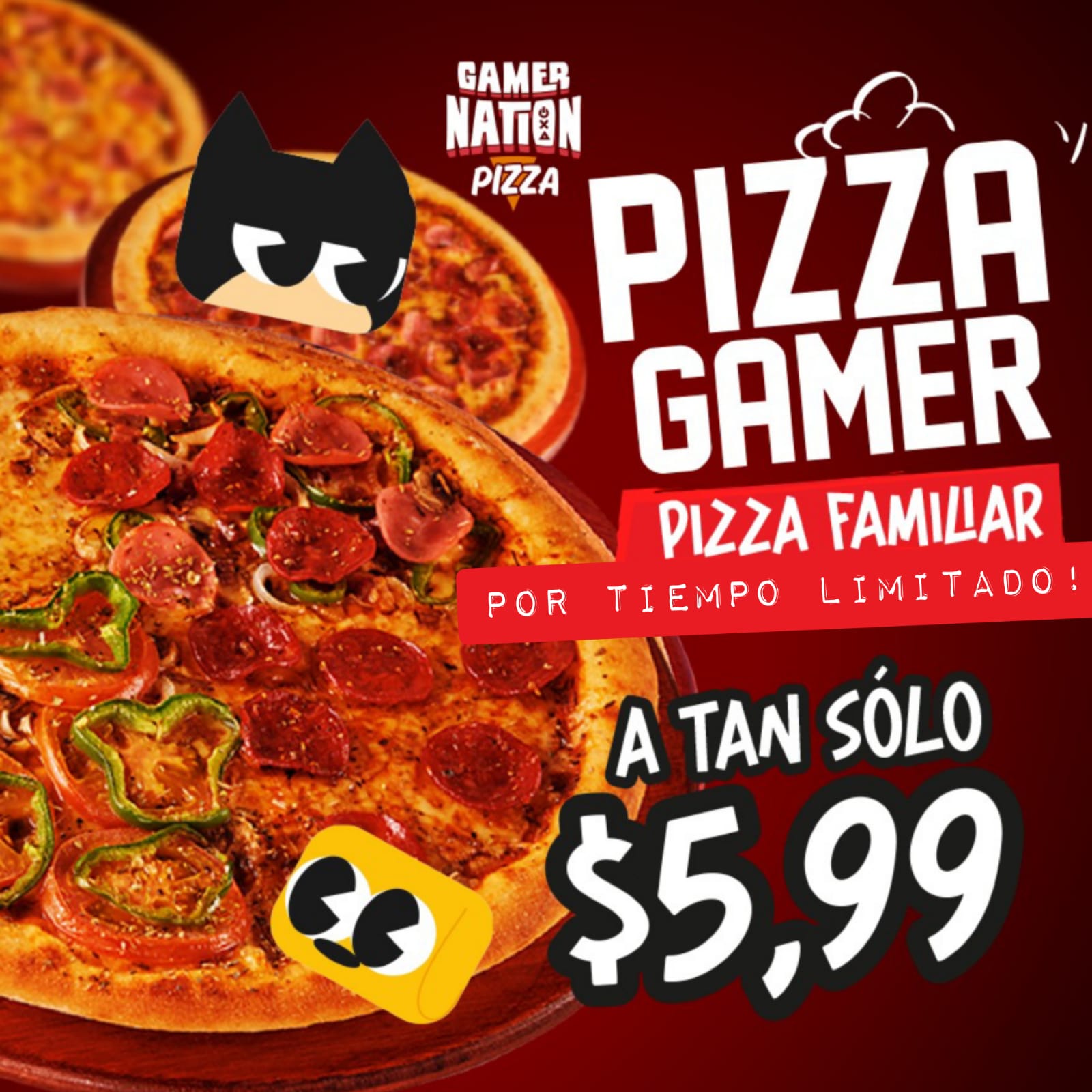 Gamer Nation Pizza – Pizza para Gamers